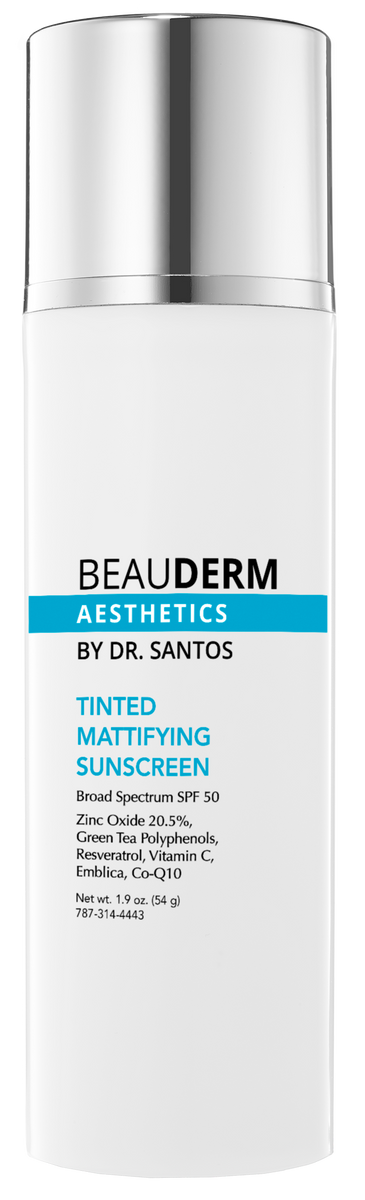 Mattifying Tinted Sunscreen – BeauDerm